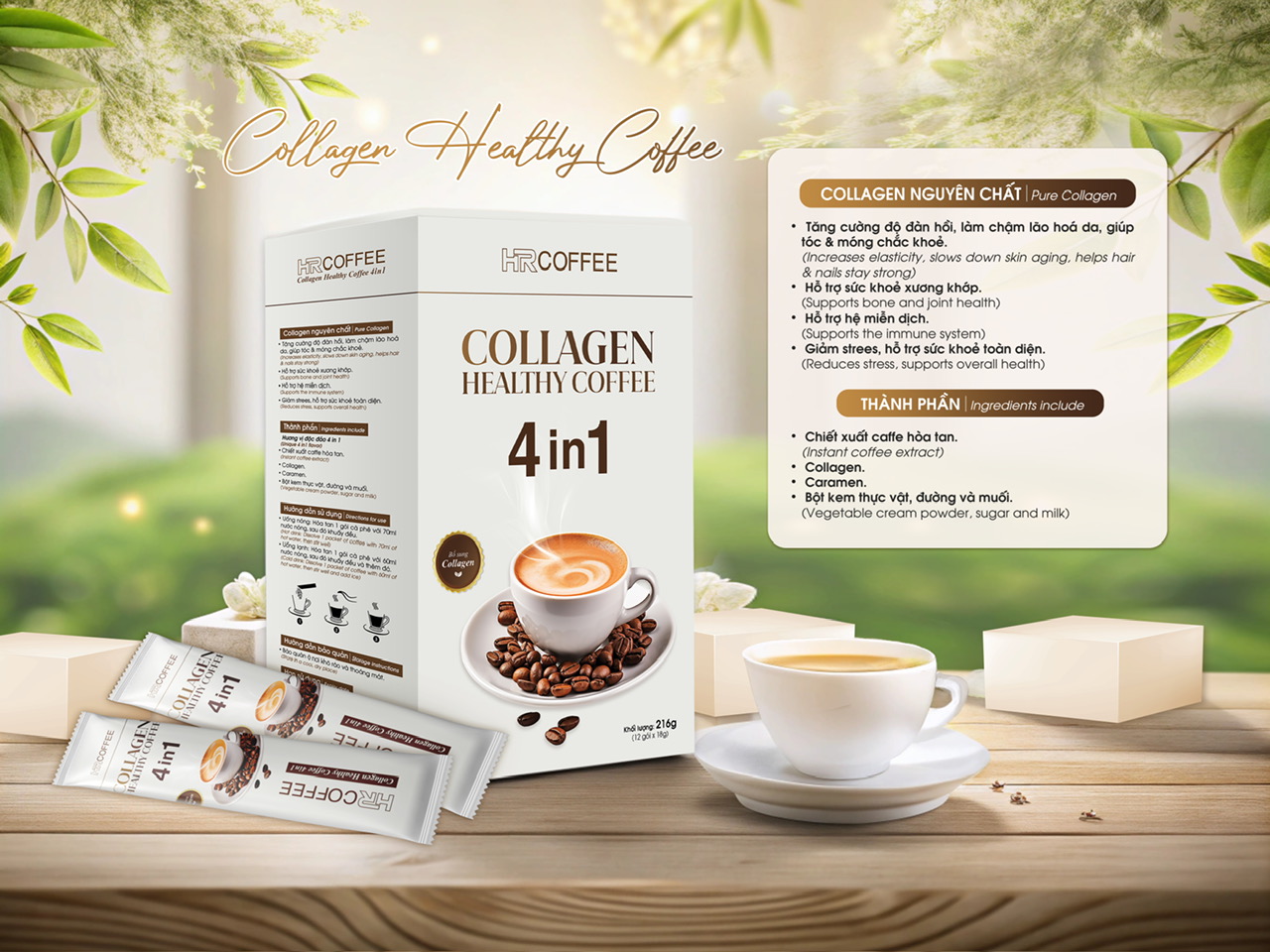 Câu chuyện thương hiệu - HR Collagen Coffee